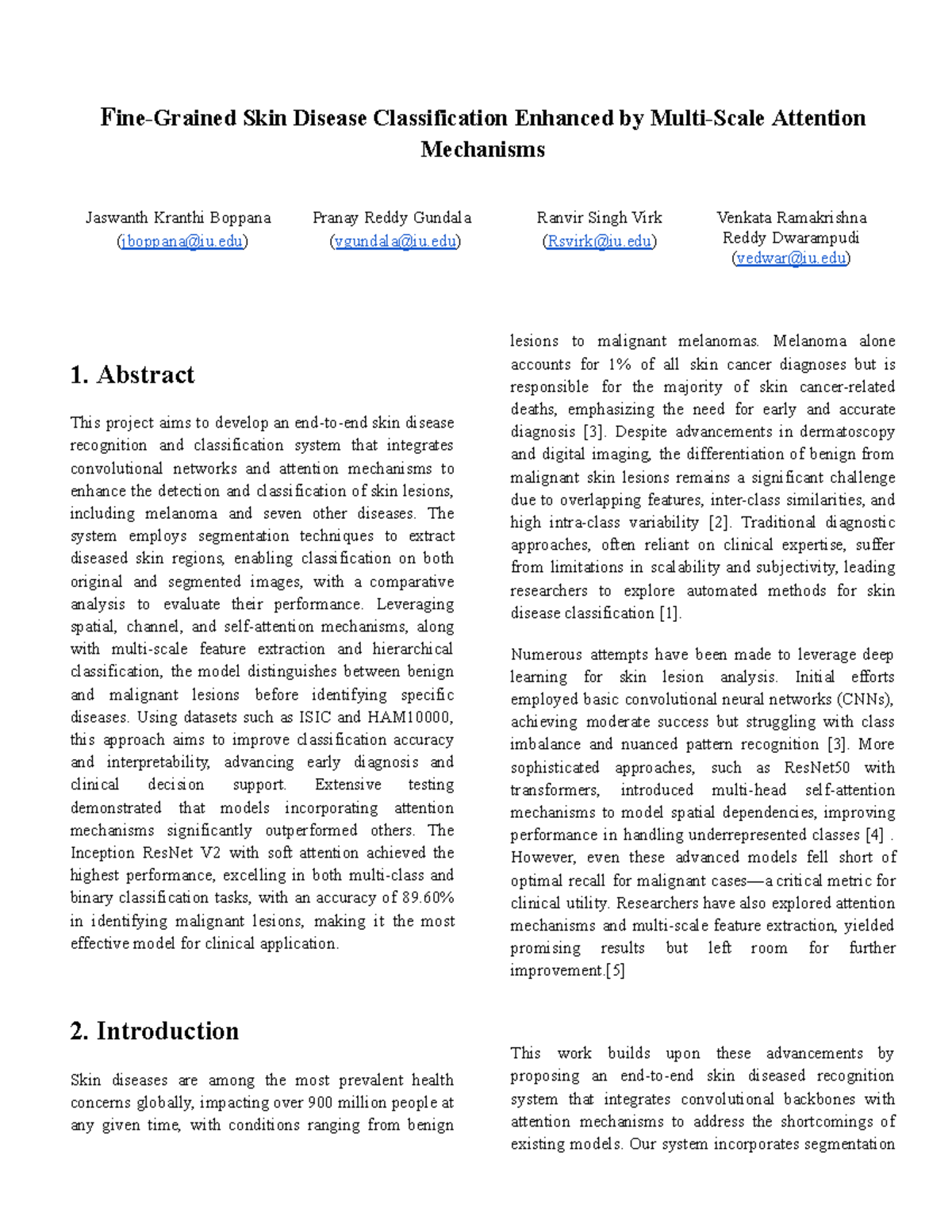 DLS Final Project Report: Multi-Scale Attention for Skin Disease ...