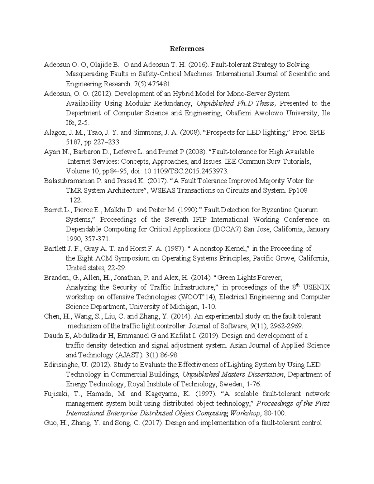 References for Search Project: Key Studies and Findings - Studocu