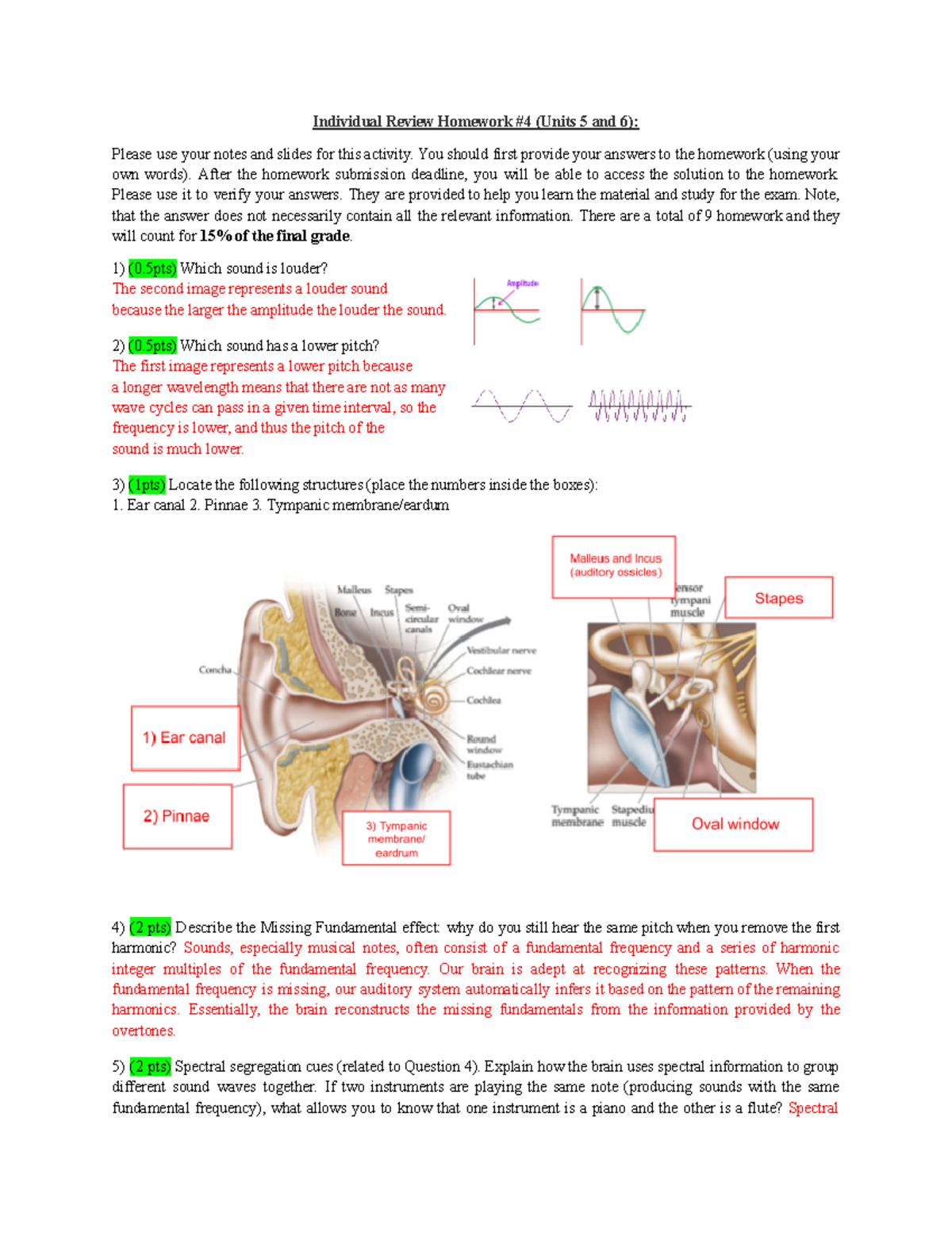 PSYC 230 Homework 4: Unit 5 & 6 Review for UIUC Students - Studocu
