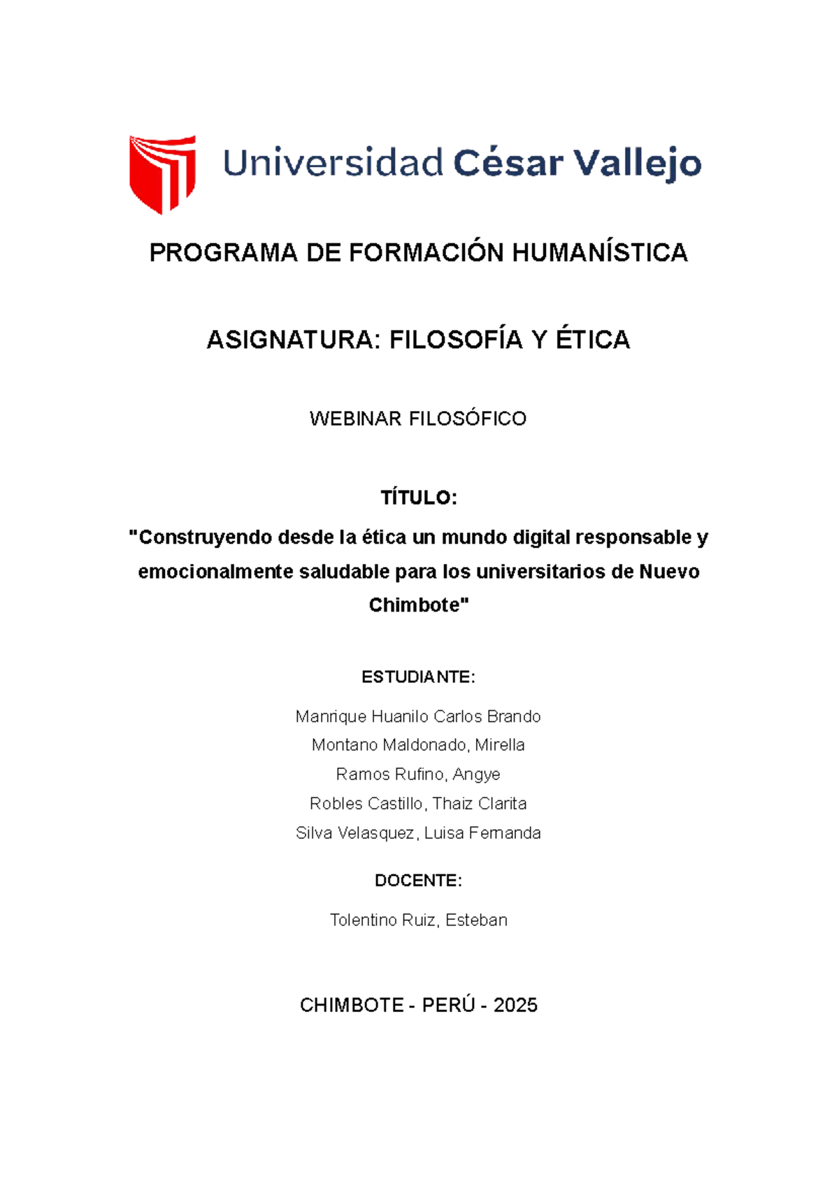 Webinar Filosófico: Ética Digital y Bienestar Emocional en ...