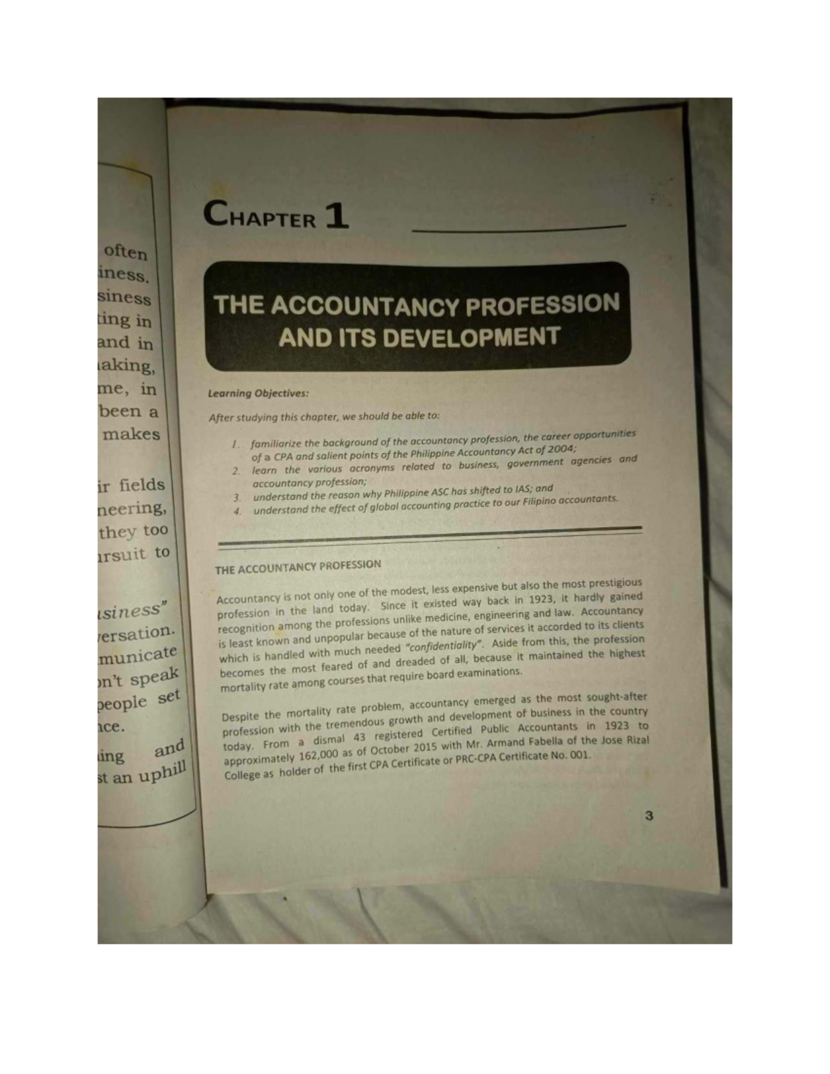 C1 Acctg 11 - Chapter 1: The Accountancy Profession and Its Evolution - Studocu