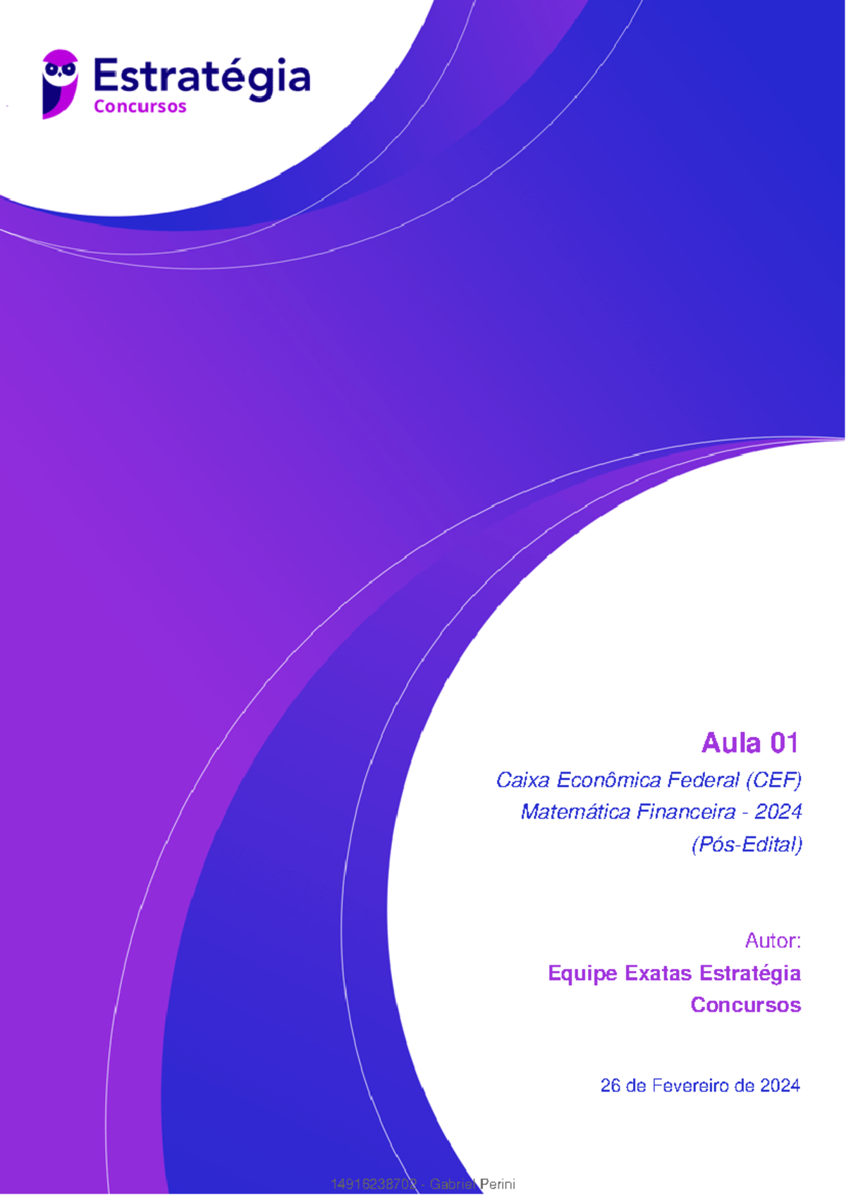 Aula 01: Matemática Financeira - Caixa Econômica Federal (CEF) 2024 ...