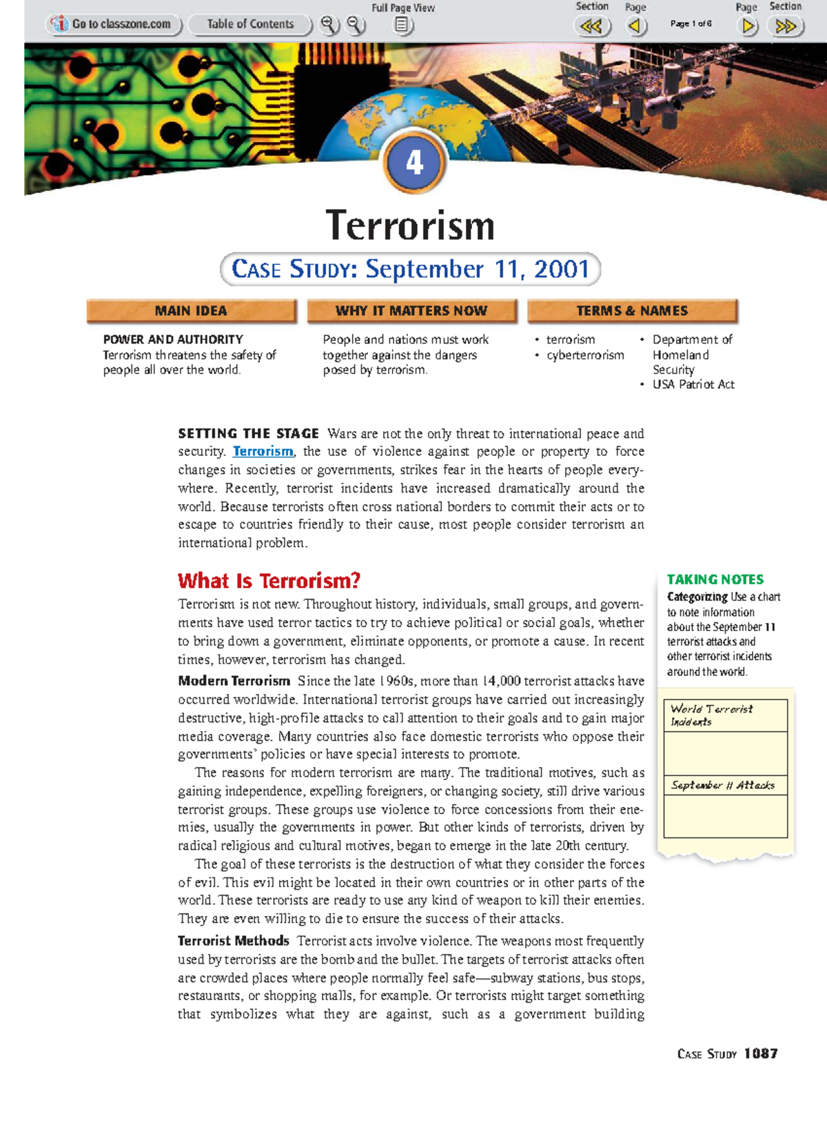 Understanding Terrorism: Insights and Responses Post 9/11 (US History ...