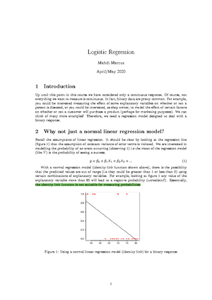 Regression Exam Revision Workshop - Can interpret model coefficients ...