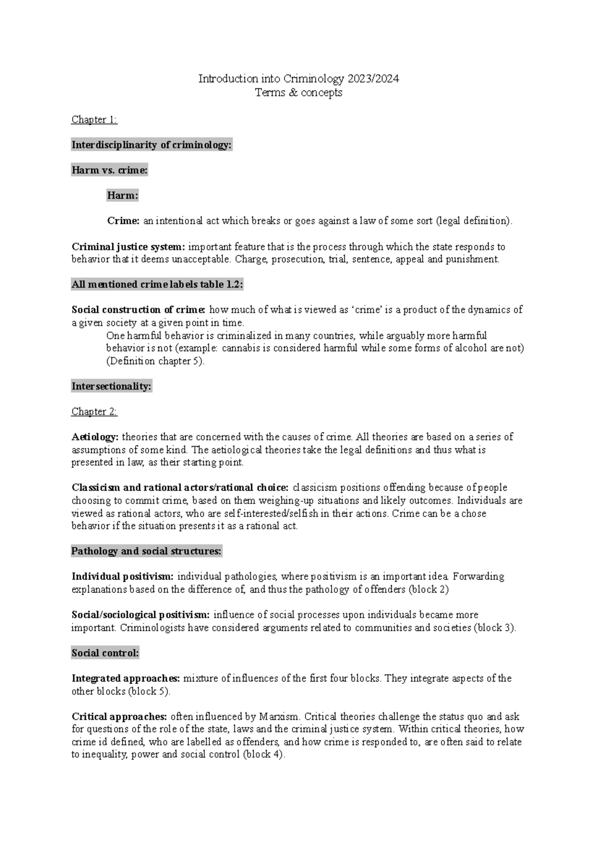 Criminology Concepts Explained: A Comprehensive Student Guide 2023 ...