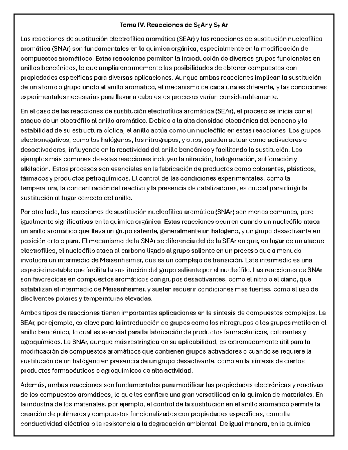 Práctica N 6: Síntesis de Naranja II y Reacciones SEAr/SNAr - Studocu