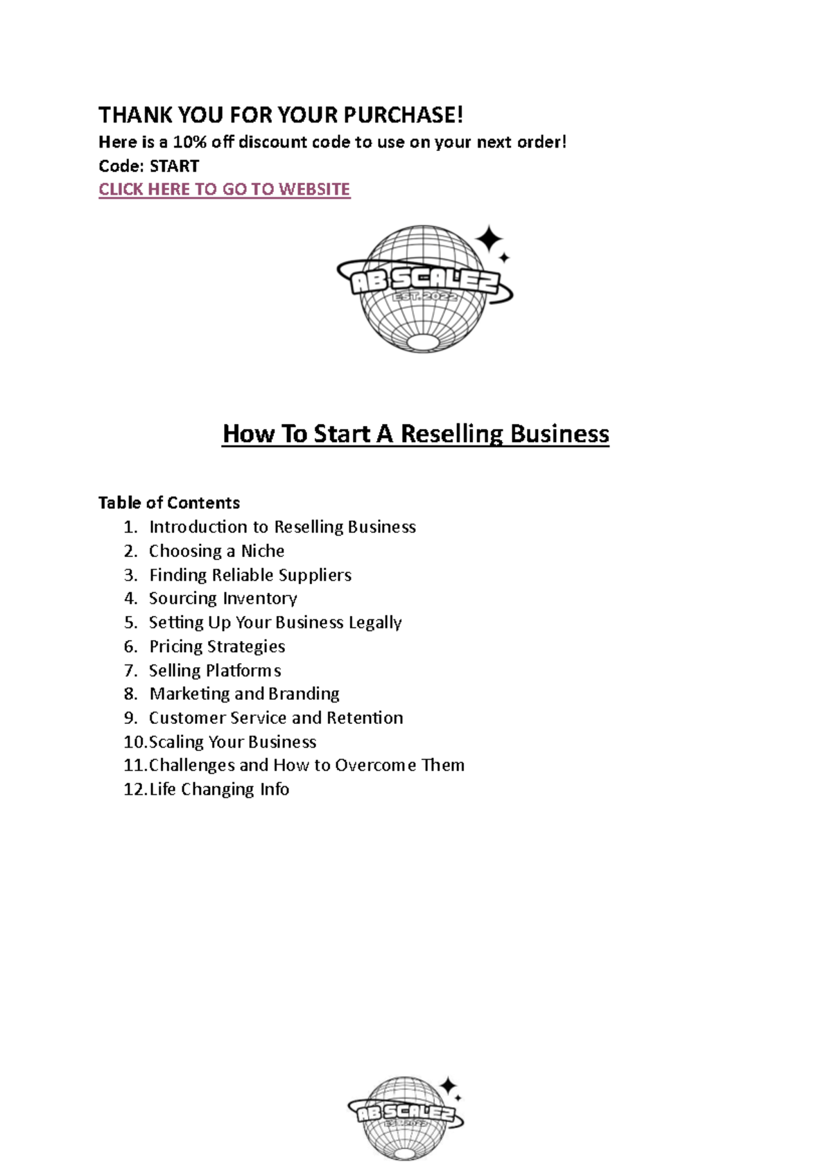 How to Start a Reselling Business: A Comprehensive Guide - Studocu