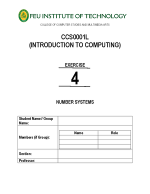 [M5- Technical] - .............. - COLLEGE OF COMPUTER STUDIES AND MULTIMEDIA ARTS CCS0006L ...