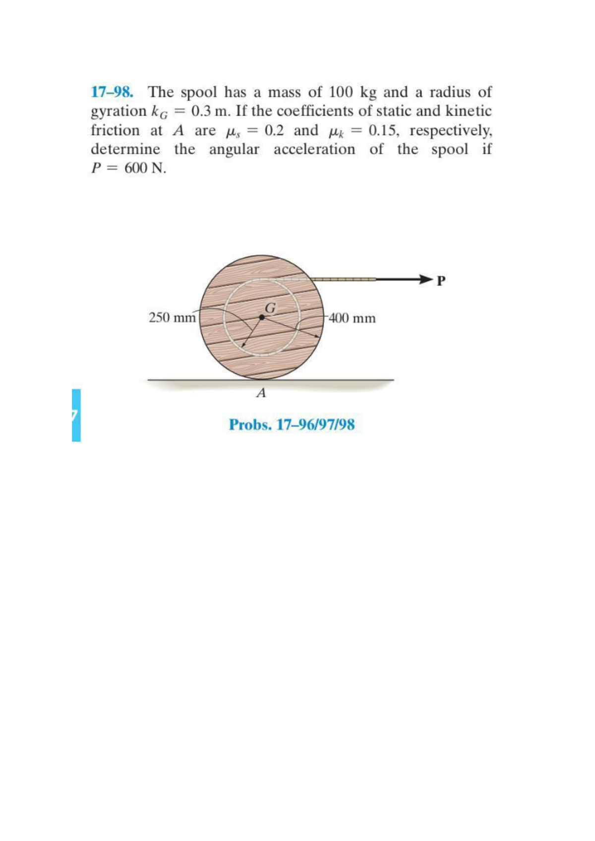 Angular Acceleration of a Spool: Assignment Due Probs - Studocu