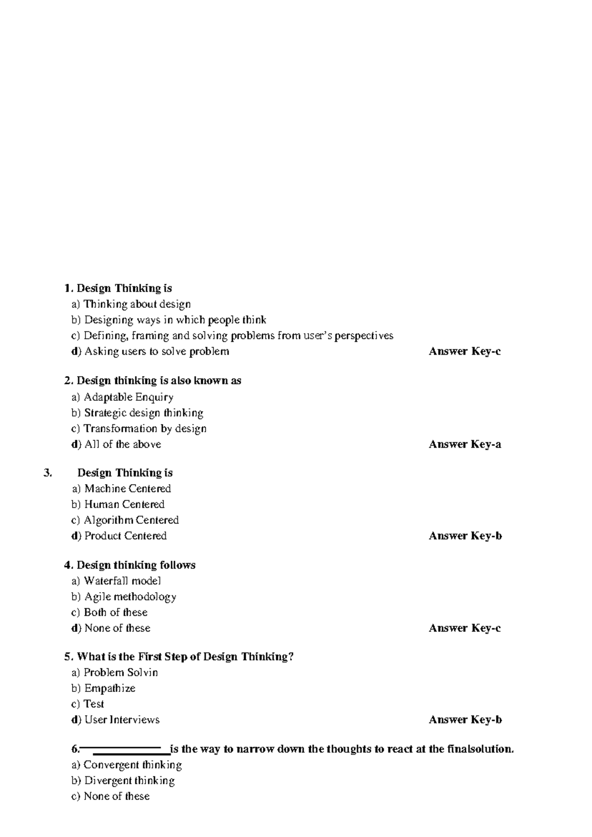 IDT-BIDTK258: Assignment 1 on Innovation Design Thinking (2023-24 ...