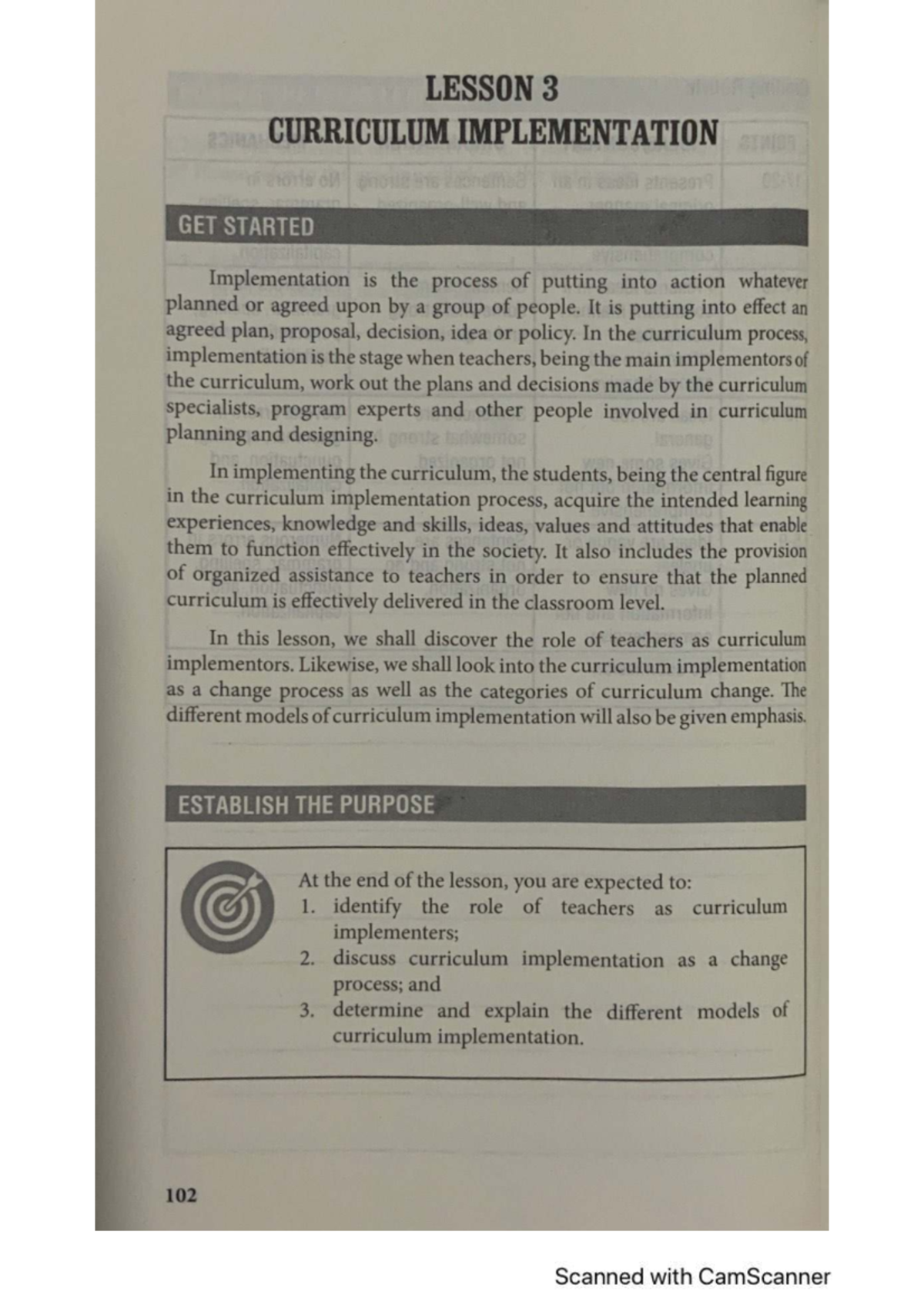 EDUC205 UNIT 3: Curriculum Implementation and Change Processes - Studocu