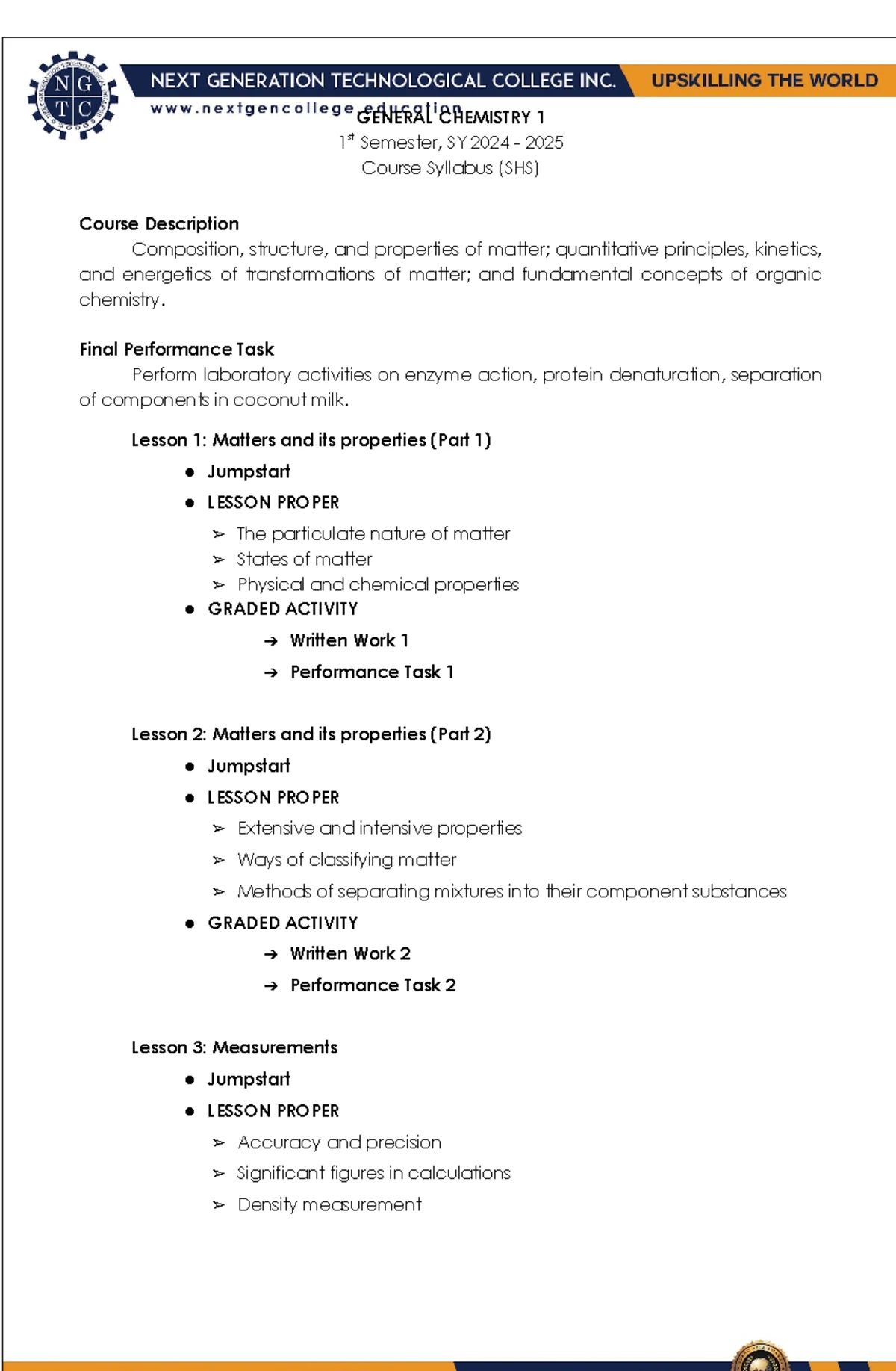 MATH 7 Syllabus: Matatag Curriculum Overview SY 2024-2025 - Studocu