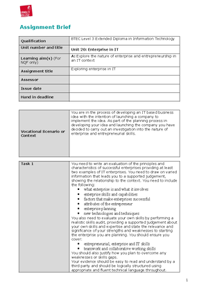 Unit 2 SPEC - unit 2 creating systems to mange information - Unit 2 ...