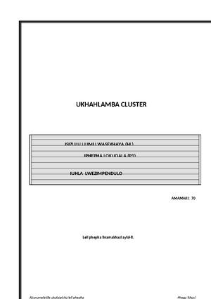 Ibanga 11 paper 3 - Iphepha lesithathu - IBANGA 11 ISIZULU ULIMI ...