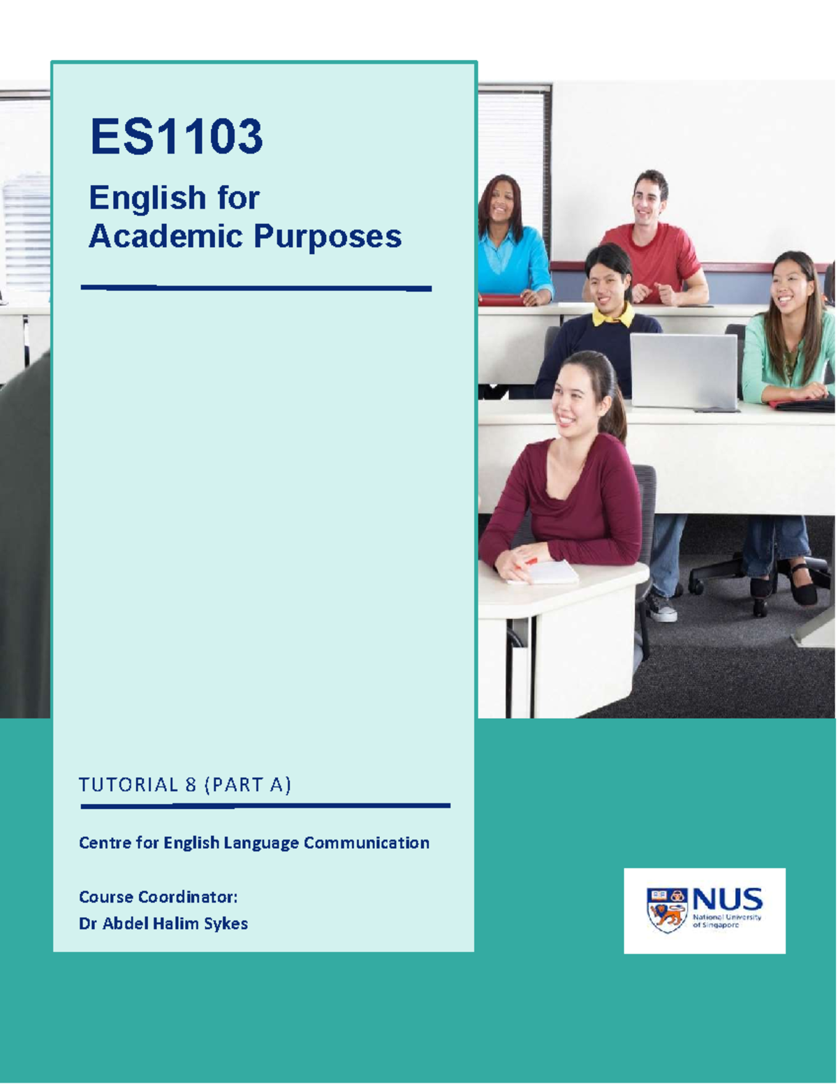 Es1103 tutorial 8 (part a): text analysis presentation guide - Studocu