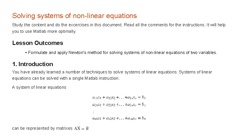 U7-Solving systems - notes - Solving systems of non-linear equations ...