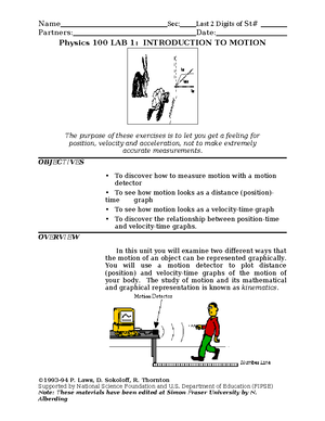 02 Back and Forth Motion Lab - 2 Back and Forth Motion Lots of objects go back and forth; that ...