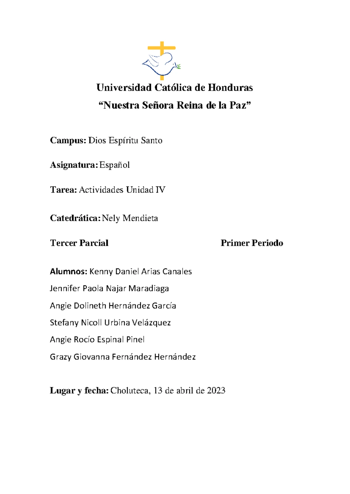 Portada Upnfm-modelo - Es de Español - Universidad Pedagógica Nacional ...