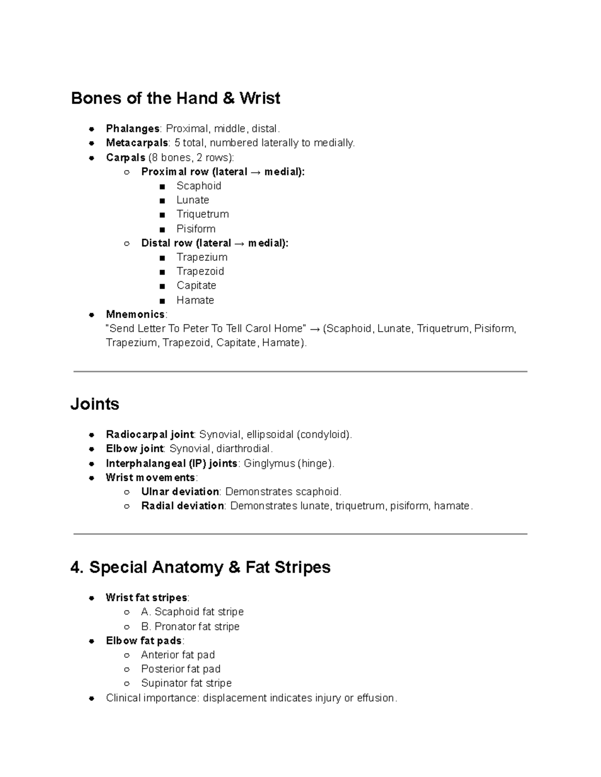 Upper Limb Radiography Techniques & Positioning (1074a665) - Studocu