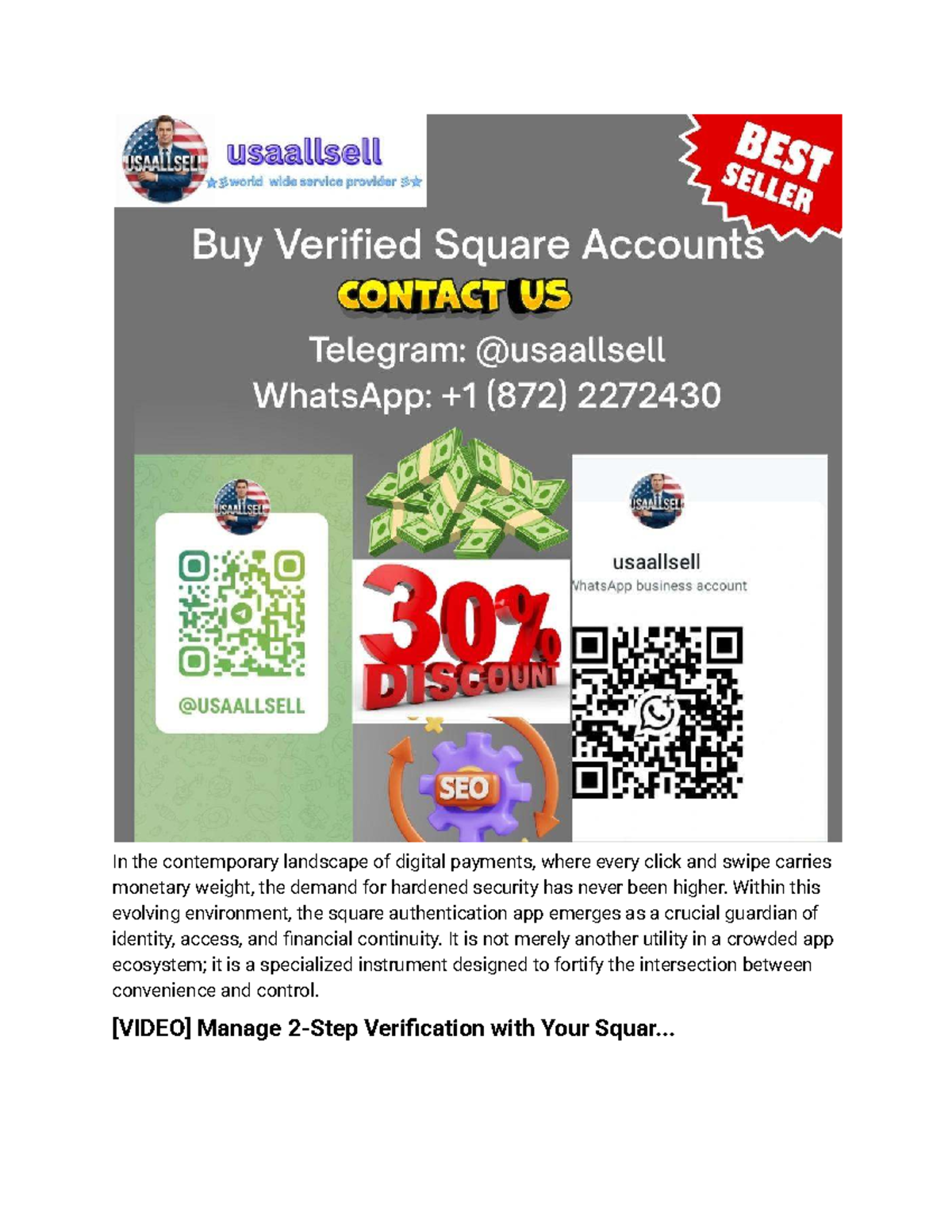 Manage 2-Step Verification with Your Square Authentication App - Studocu