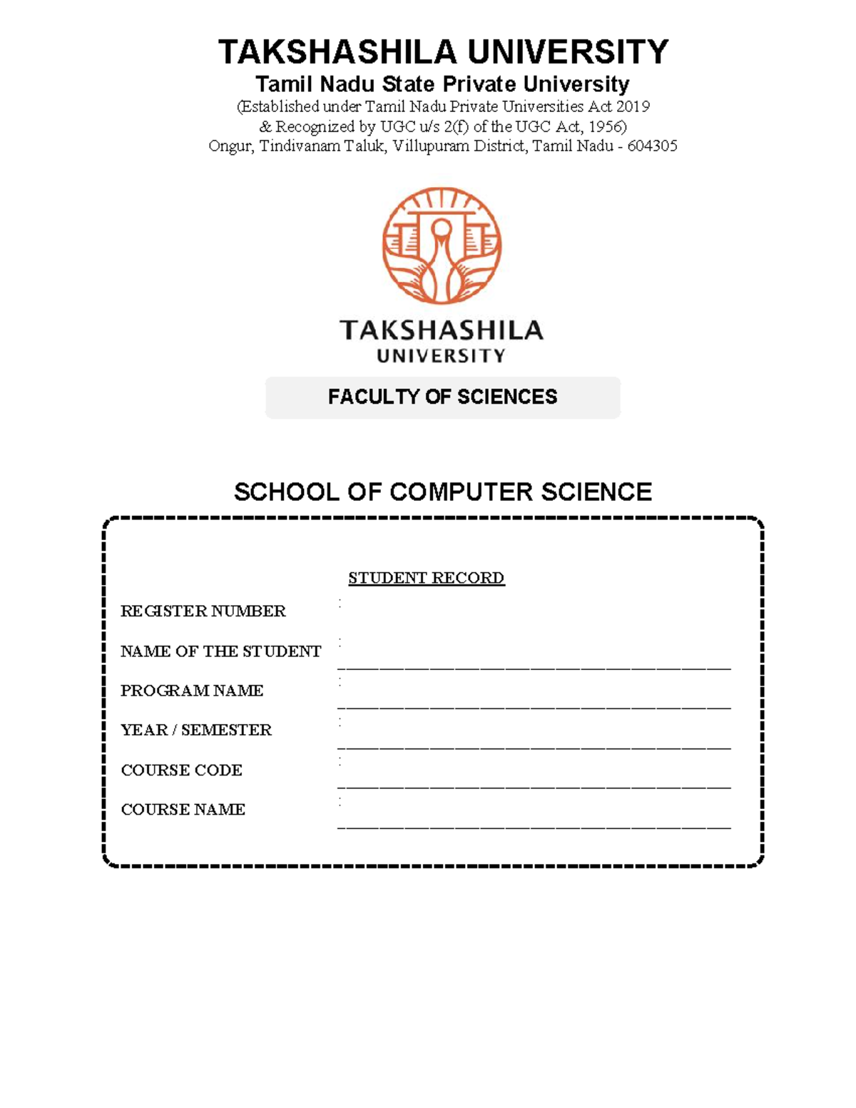 1MCA DBMS Final Record Document - Studocu