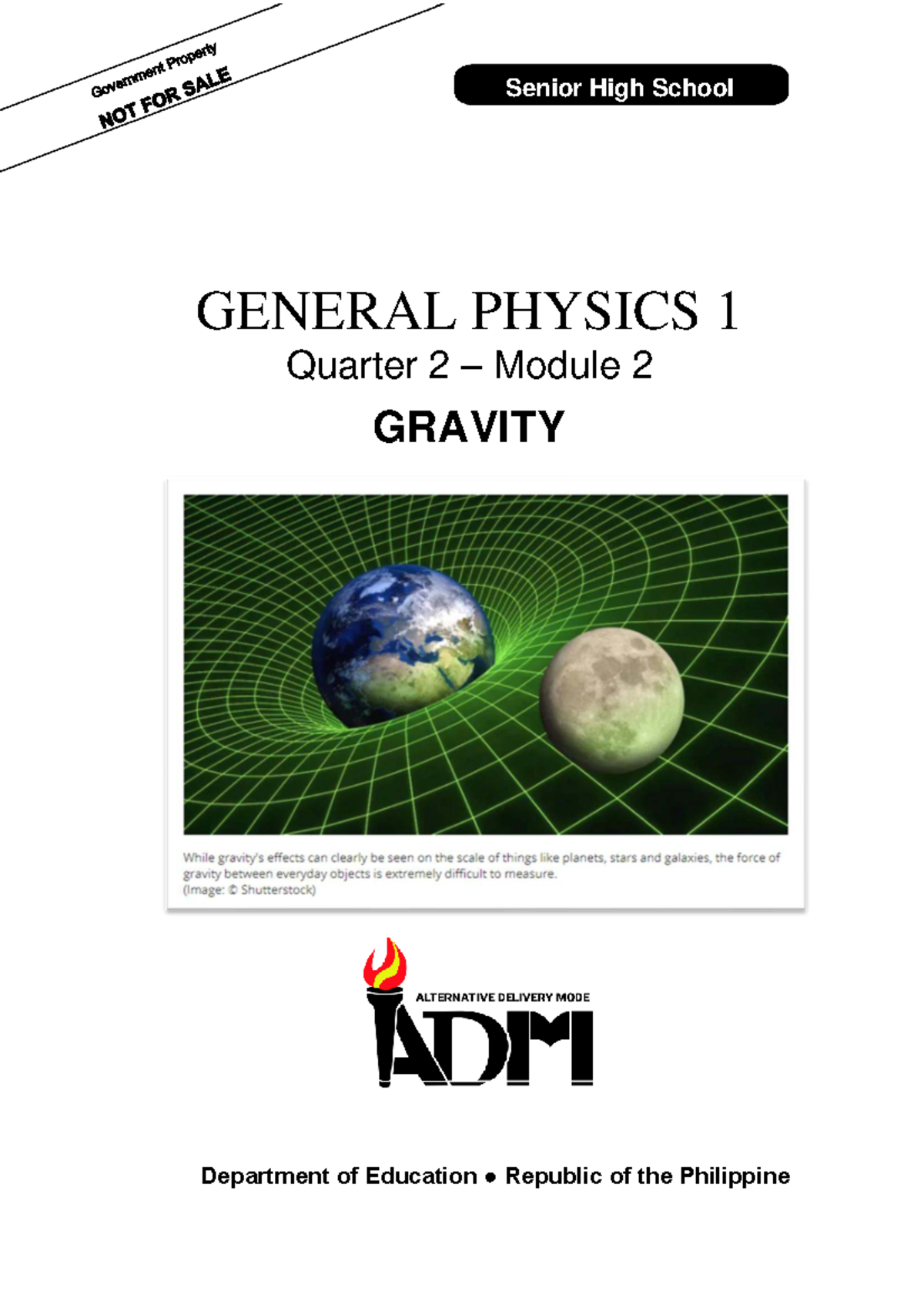 Senior High School PHYSICS 1 Quarter 2 Module 2: GRAVITY - Studocu