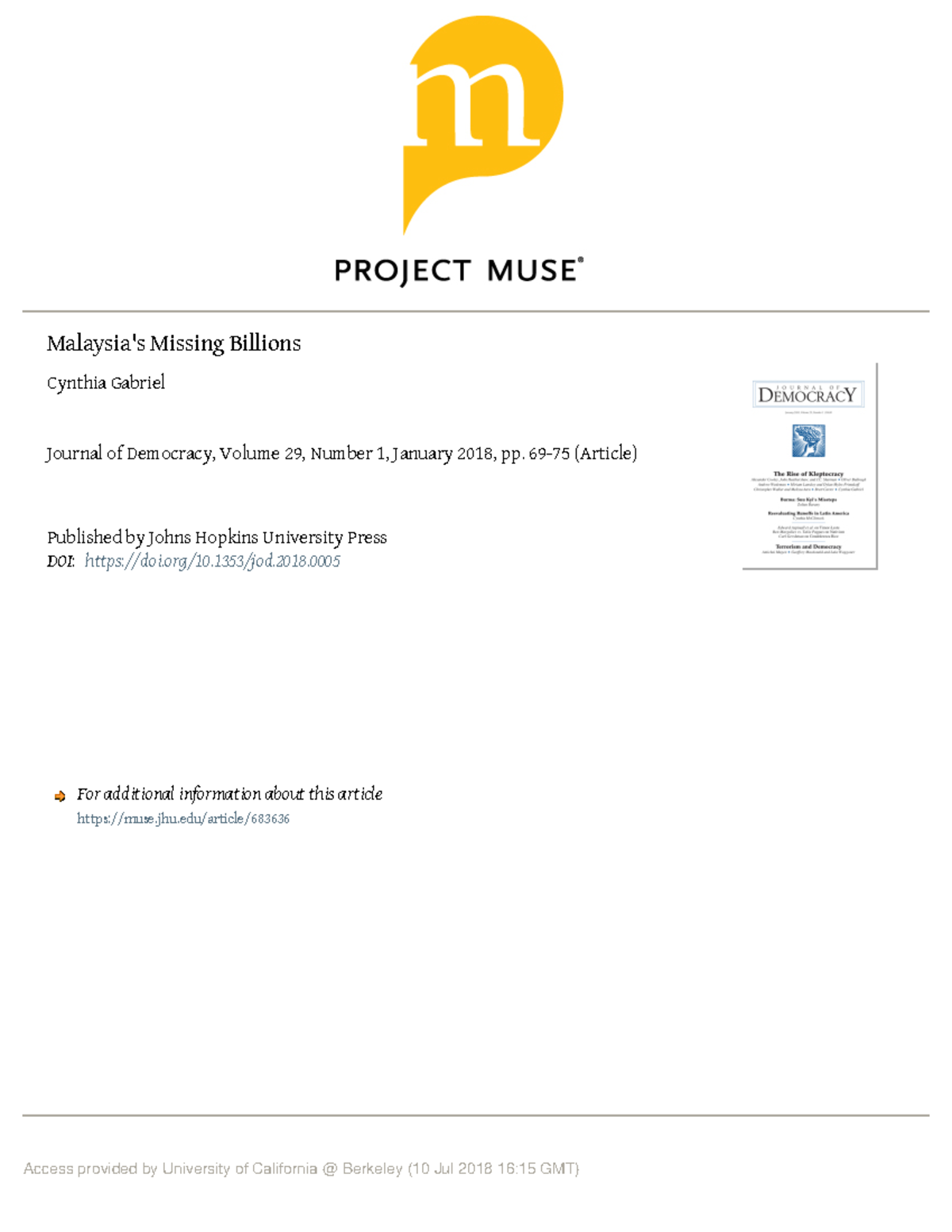 1MDB Scandal: Uncovering Malaysia's Missing Billions - Case Study - Studocu