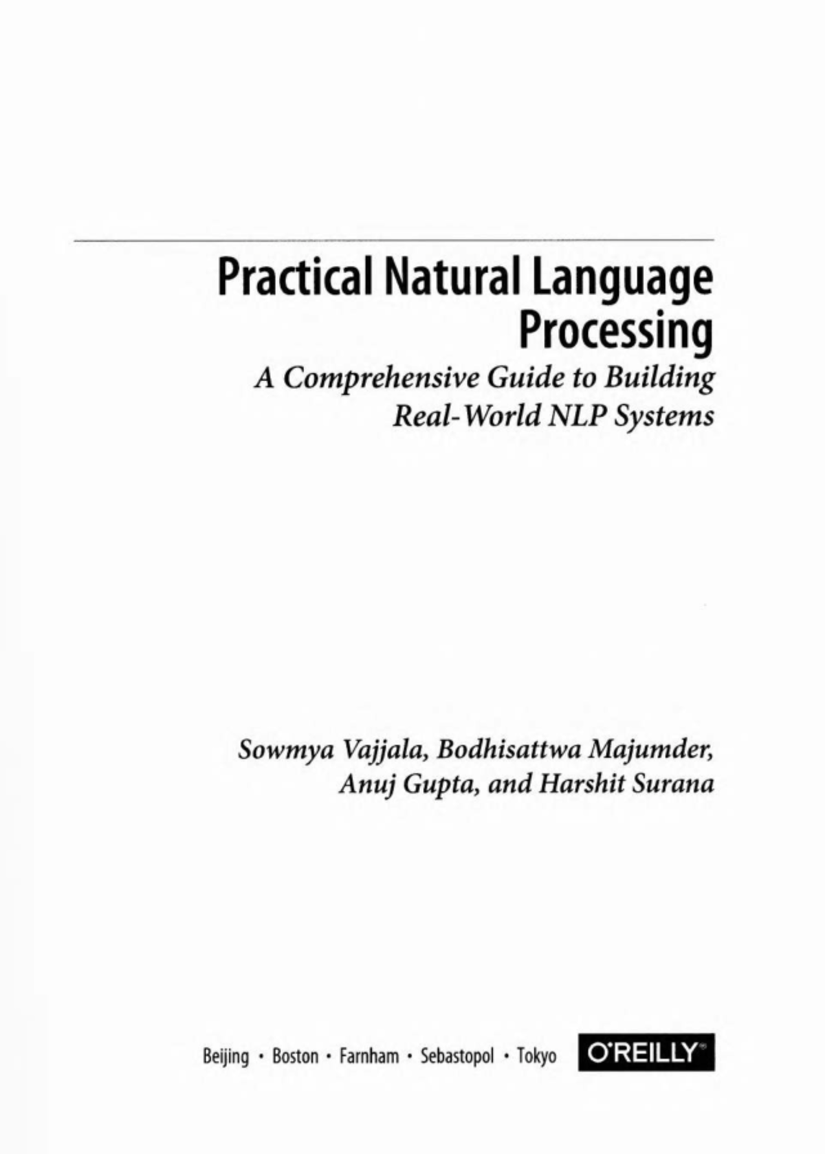 NLP 1737593505: Comprehensive Guide to Natural Language Processing - Studocu