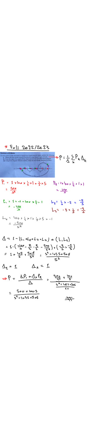 2-Block Diagram Sheet - Jdjdjdj - Scc2 2 2) Block Diagram Reduction 2.3 ...