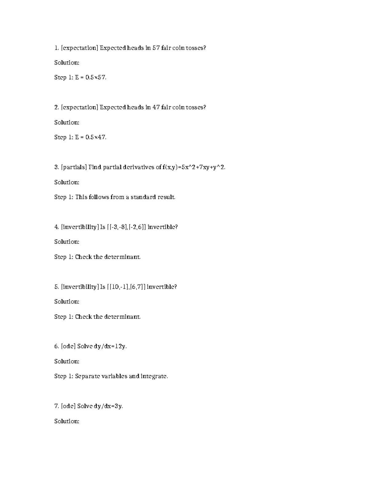 Math 2640 7399 123 - Expected Values & Derivatives Solutions - Studocu