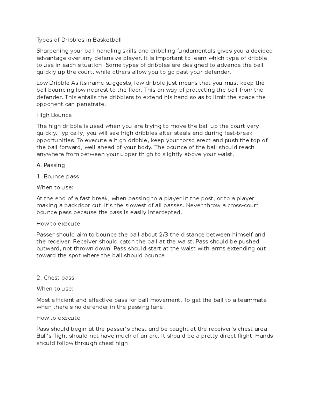 Basic Skills in Basketball: Dribbling, Passing, and Shooting Techniques ...