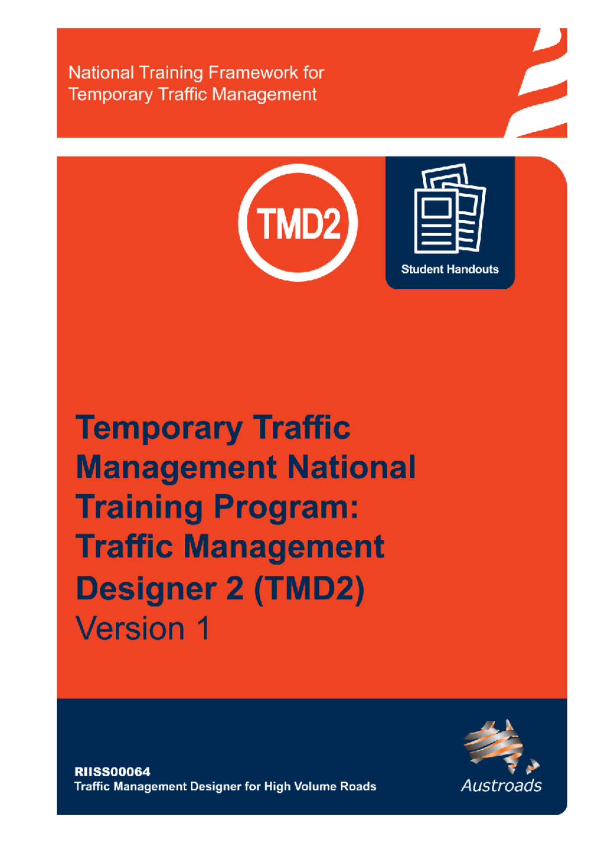 TTM National Training Program: Traffic Management Designer 2 (TMD2 ...