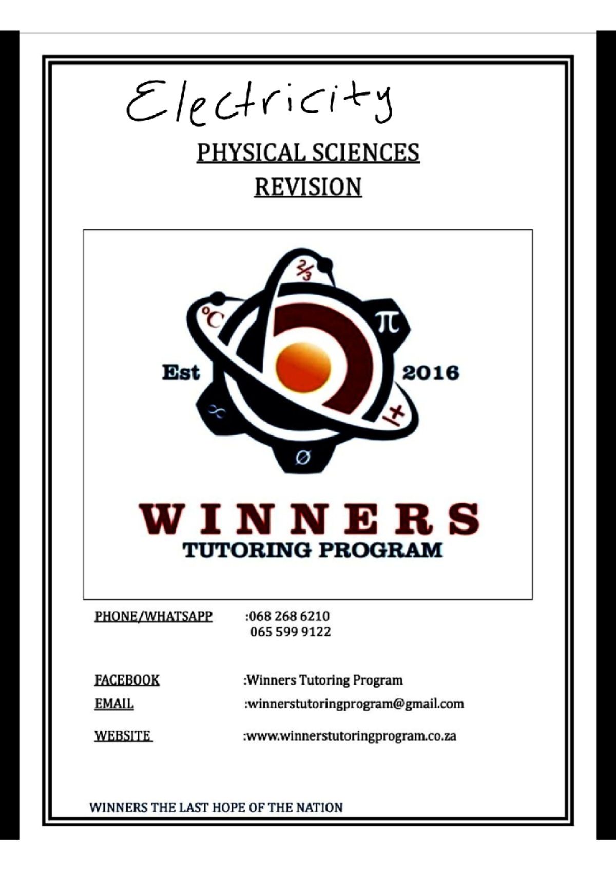 Electric Circuits - Gr 12 Physics Practice Questions & Revision Notes ...
