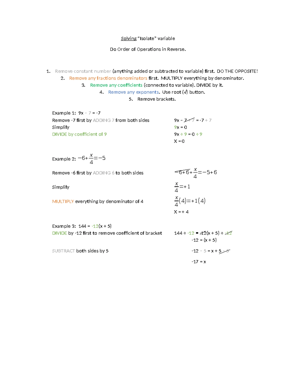 EQAO Grade 9 Math Formula Sheet: Geometry & Measurements - Studocu
