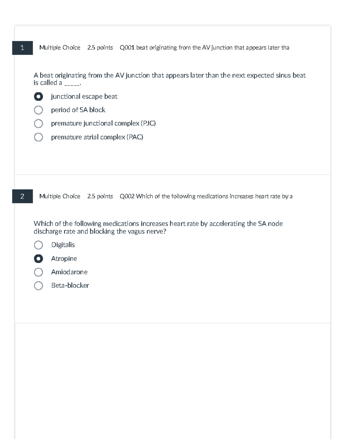 ECG Rhythm Identification Practice Questions - Course Code: [Insert ...