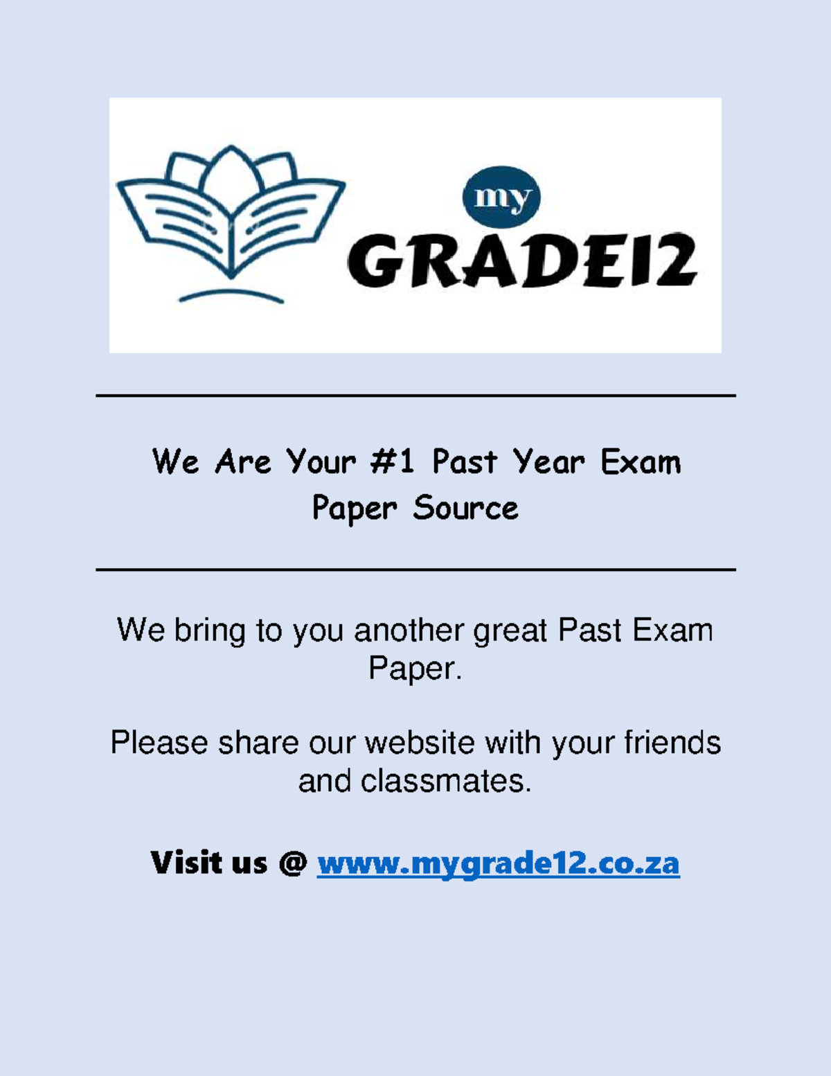 Agricultural Sciences NSC MEMO May June 2023 Eng Eastern Cape - We Are Your #1 Past Year Exam ...