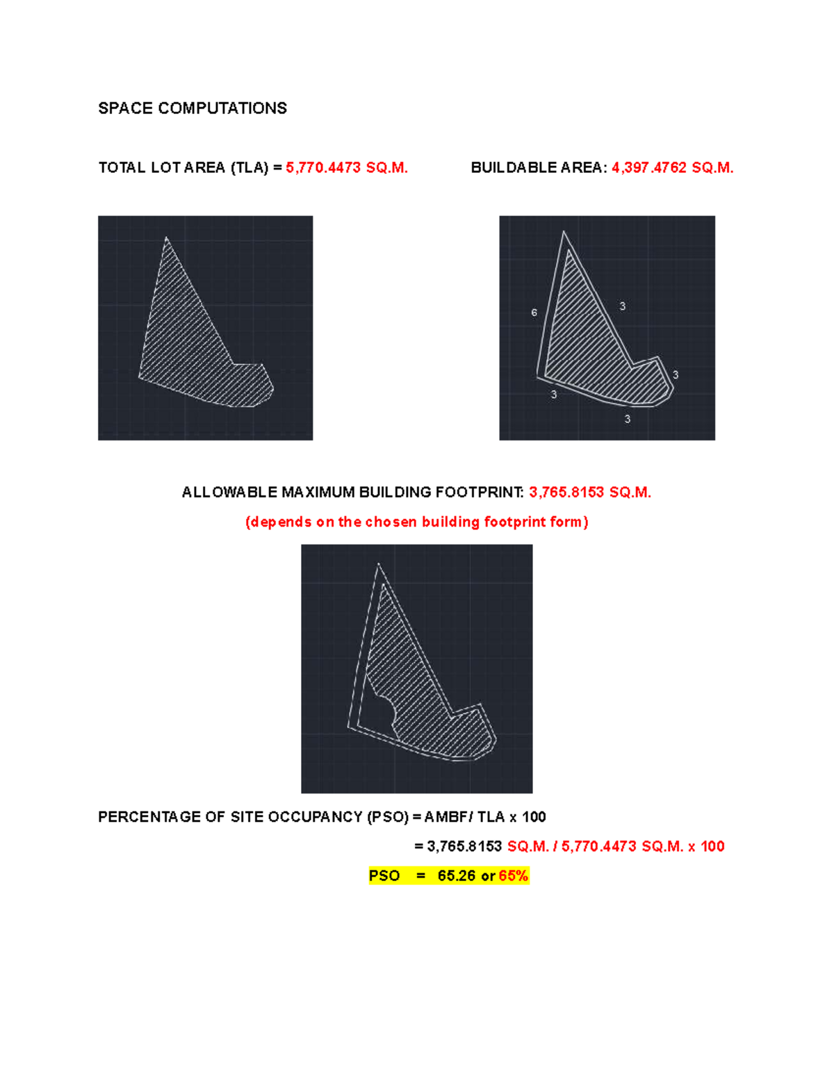 Design 5 MID RISE Apartment Space Computations and Area Analysis - Studocu