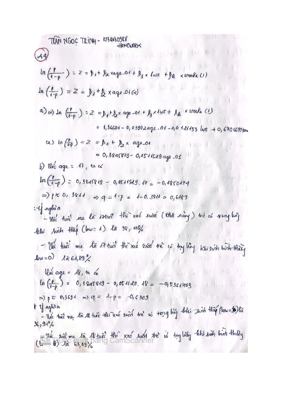 Hw - Gghhjj - TRAN NGOC TRINH K234080988 HOMEWORK A4 n(1) ) Z But Be ...