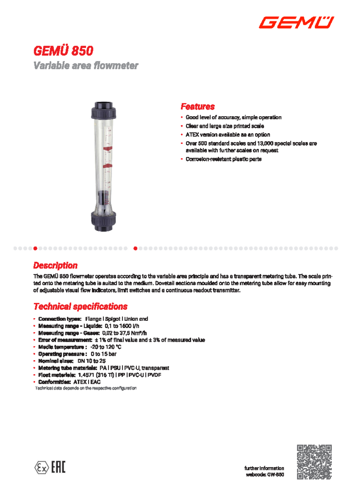 GEMU Flowmeter Catalog Overview for 2023 - Studocu