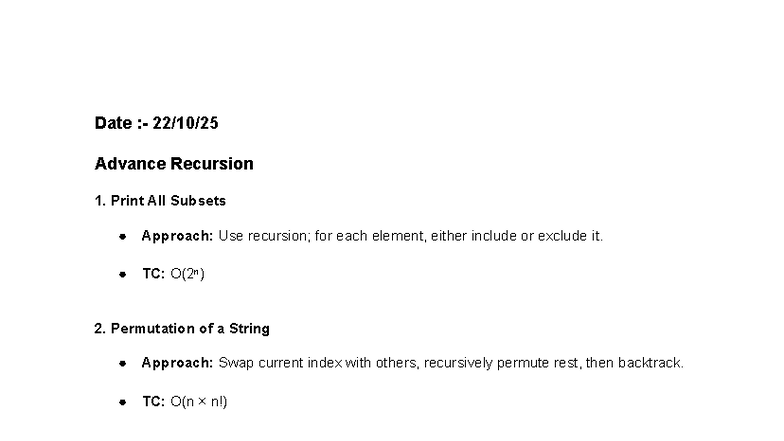 Solutions CDC - Comprehensive Guide to Advanced Recursion and Graph Algorithms - Studocu