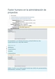 Modalidad de Exámenes: Factor Humano en Proyectos - Semana 2 - Studocu