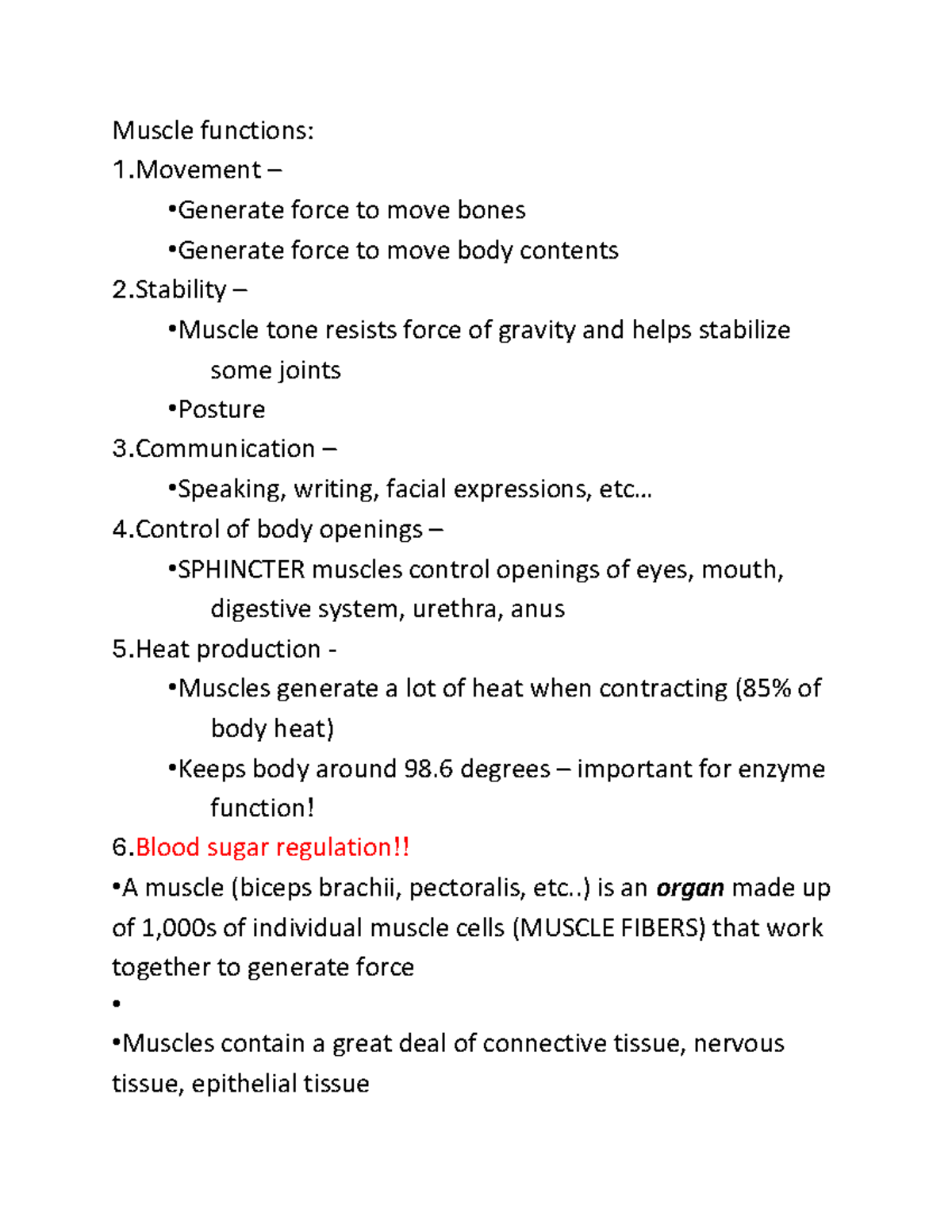 Understanding Muscle Contraction Mechanisms in Human Physiology ...