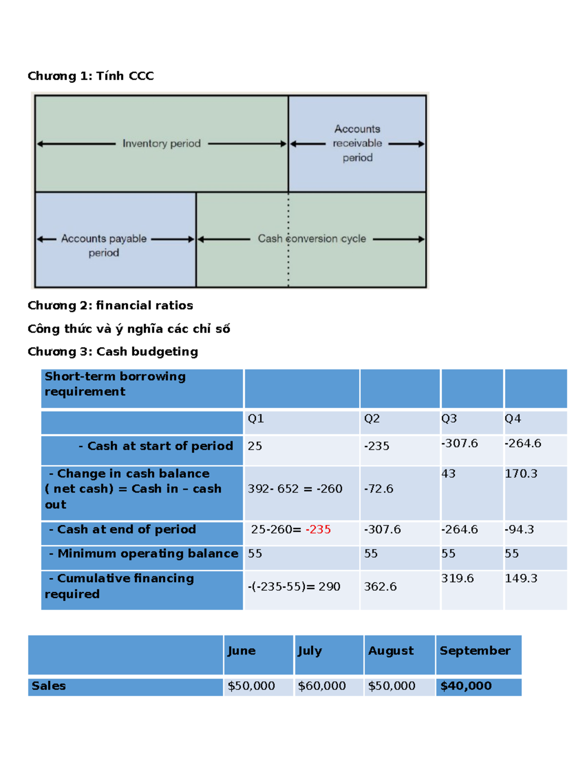 Working Capital Management Notes: Financial Ratios & Cash Budgeting ...
