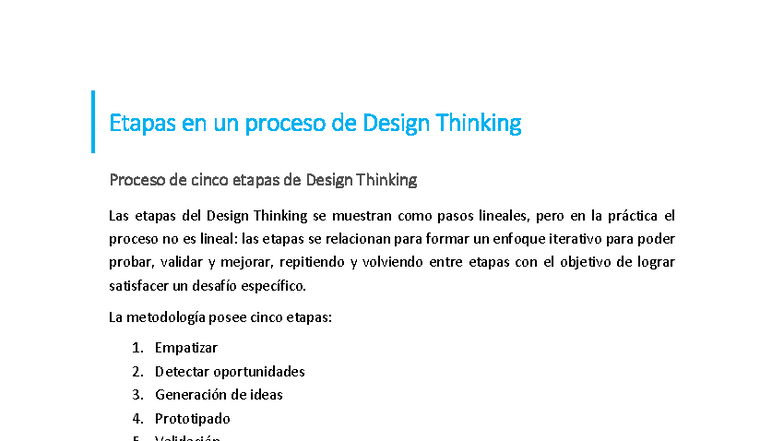 0478 APU Etapas del Proceso de Design Thinking 221Q - Studocu
