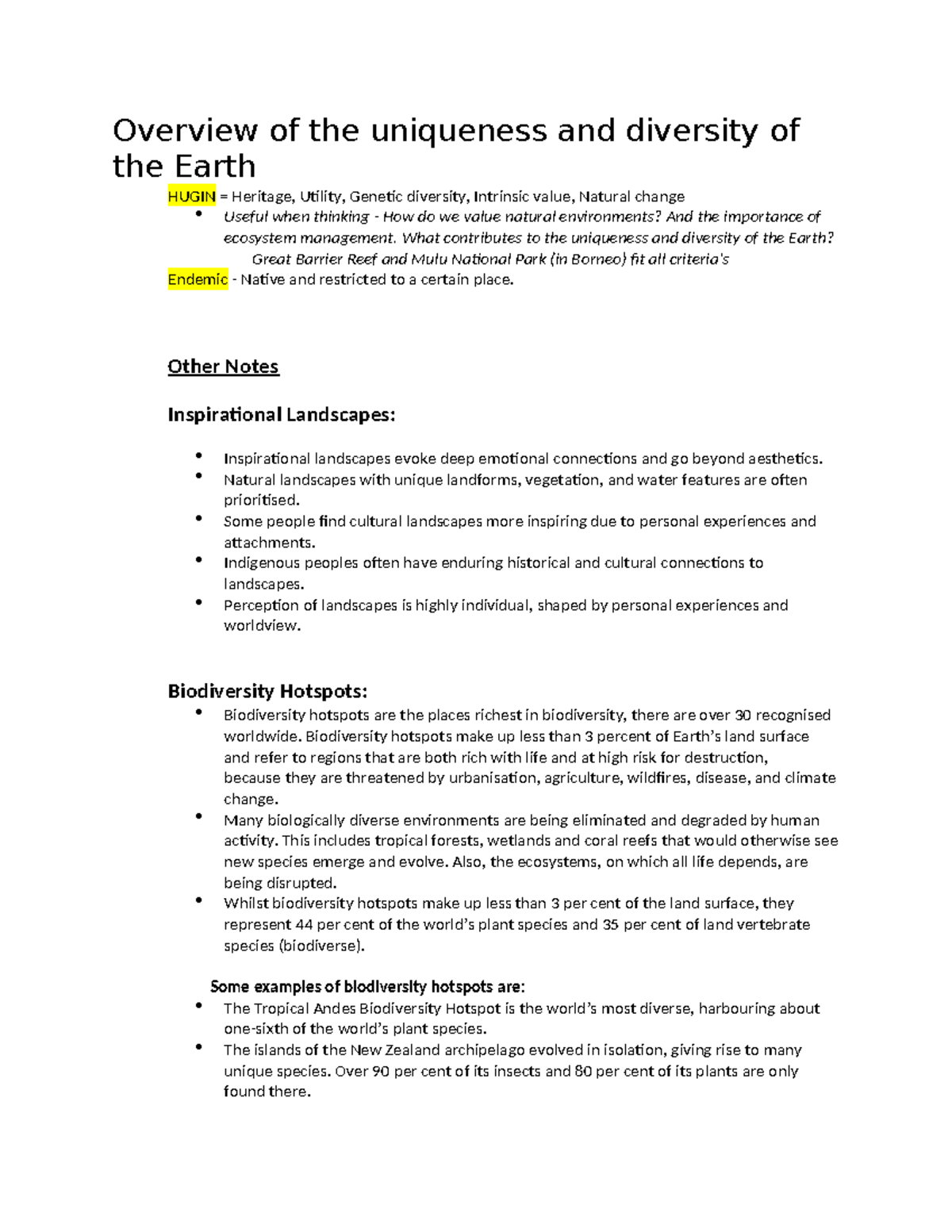 Ecological Interactions: Ecosystems & Biodiversity Insights (HUGIN ...