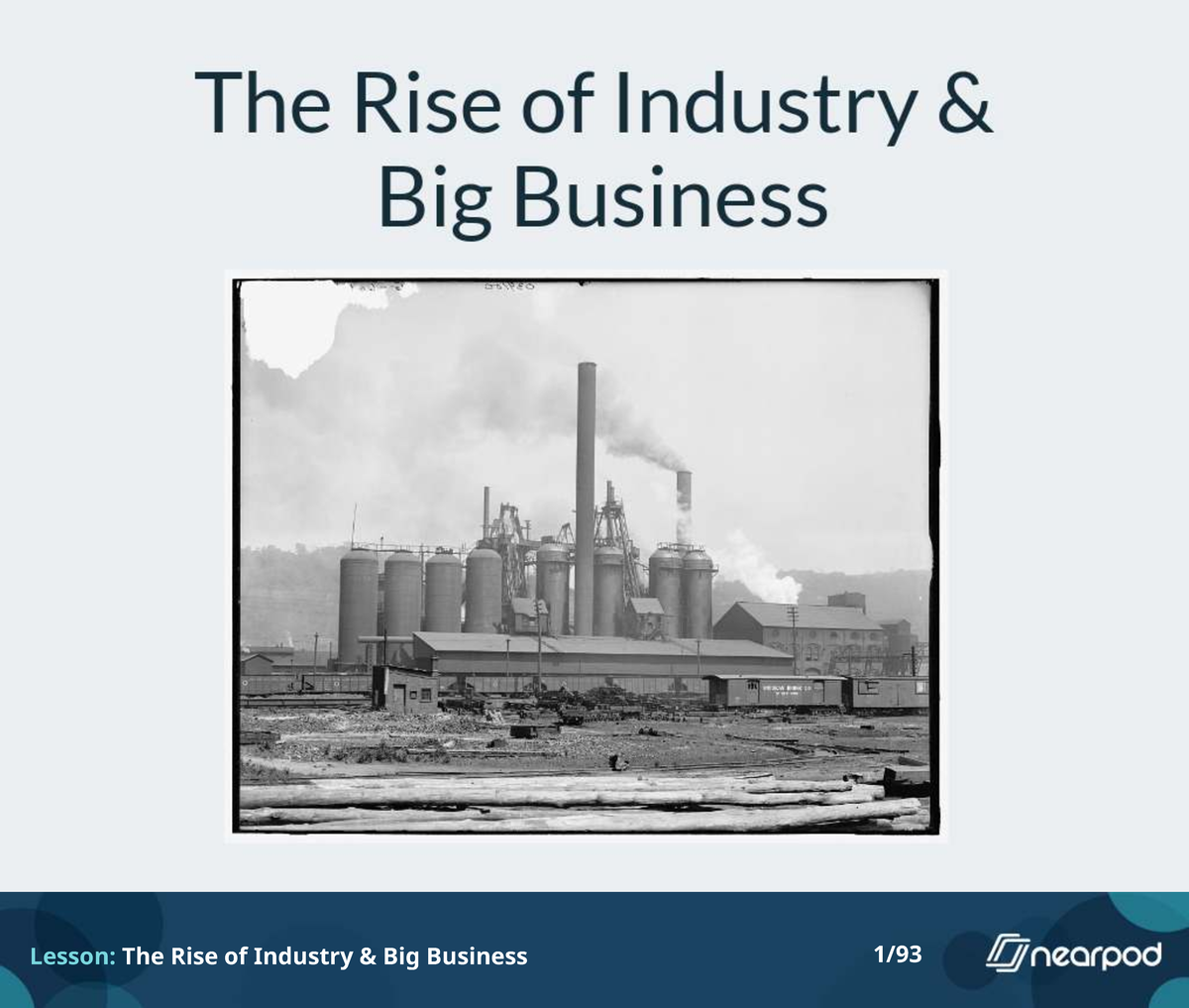 Final Exam Review: The Rise of Industry - Big Business Insights ...