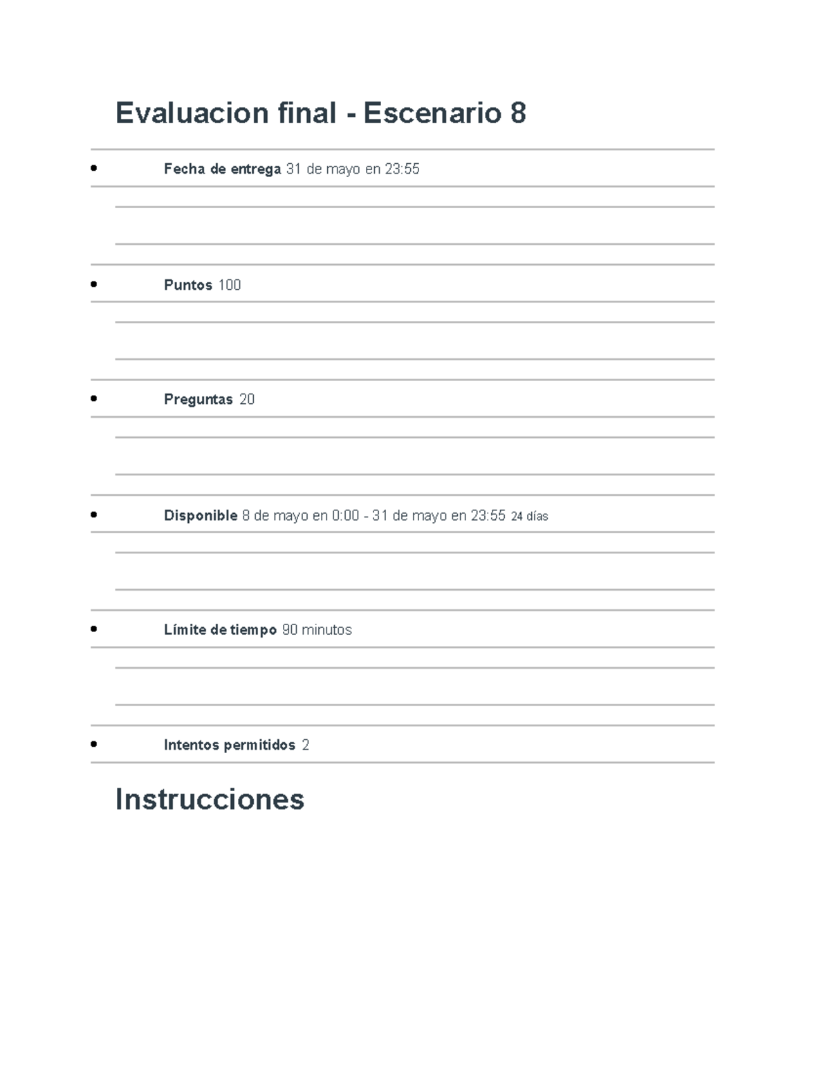 Evaluacion final matematica financiera - Evaluacion final - Escenario 8 ...