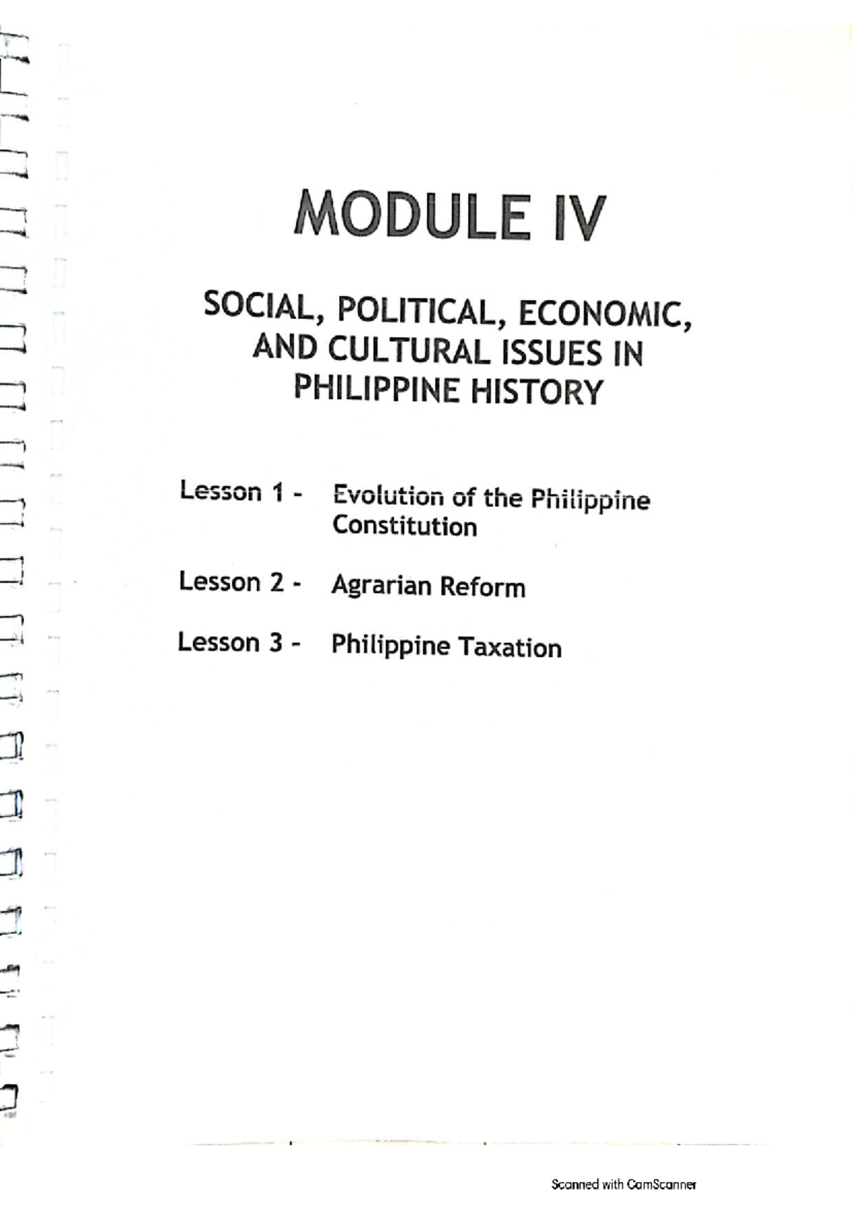GECC 106A Module IV - Lesson 1: Understanding the Philippine ...