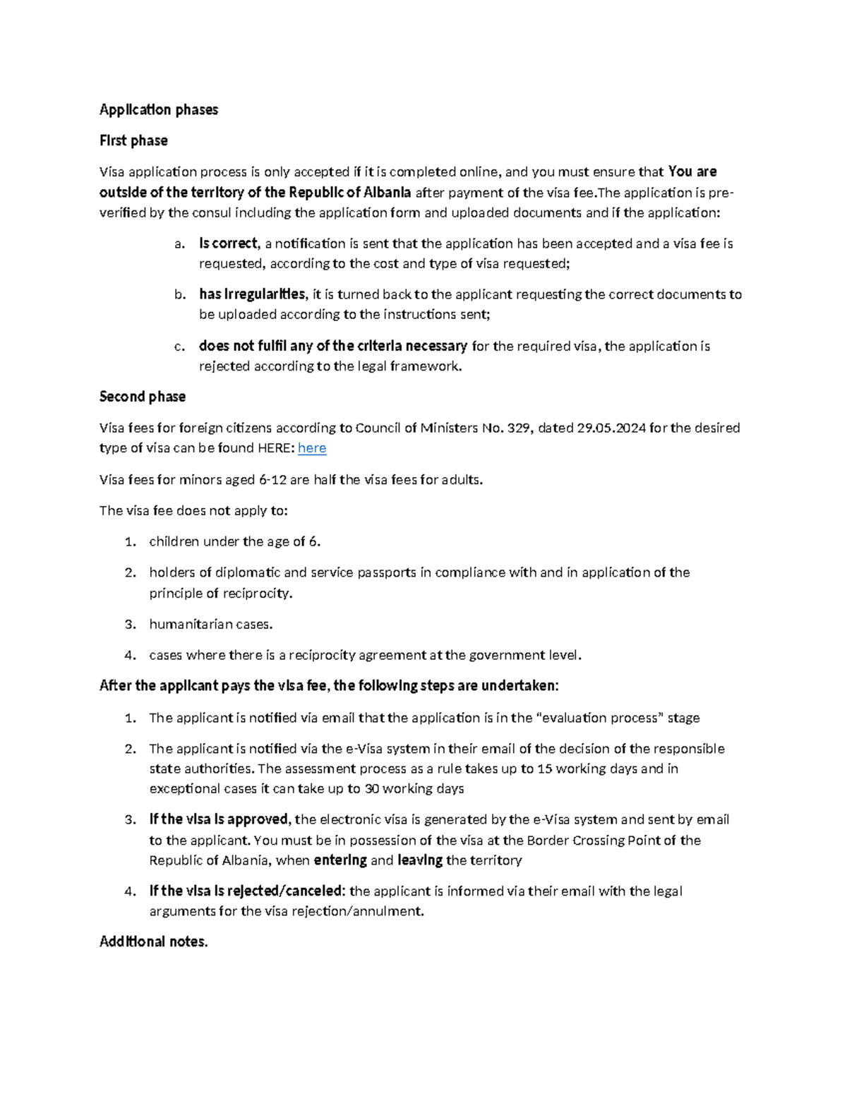 Visa Application Process Phases: Guidelines for Foreign Citizens - Studocu