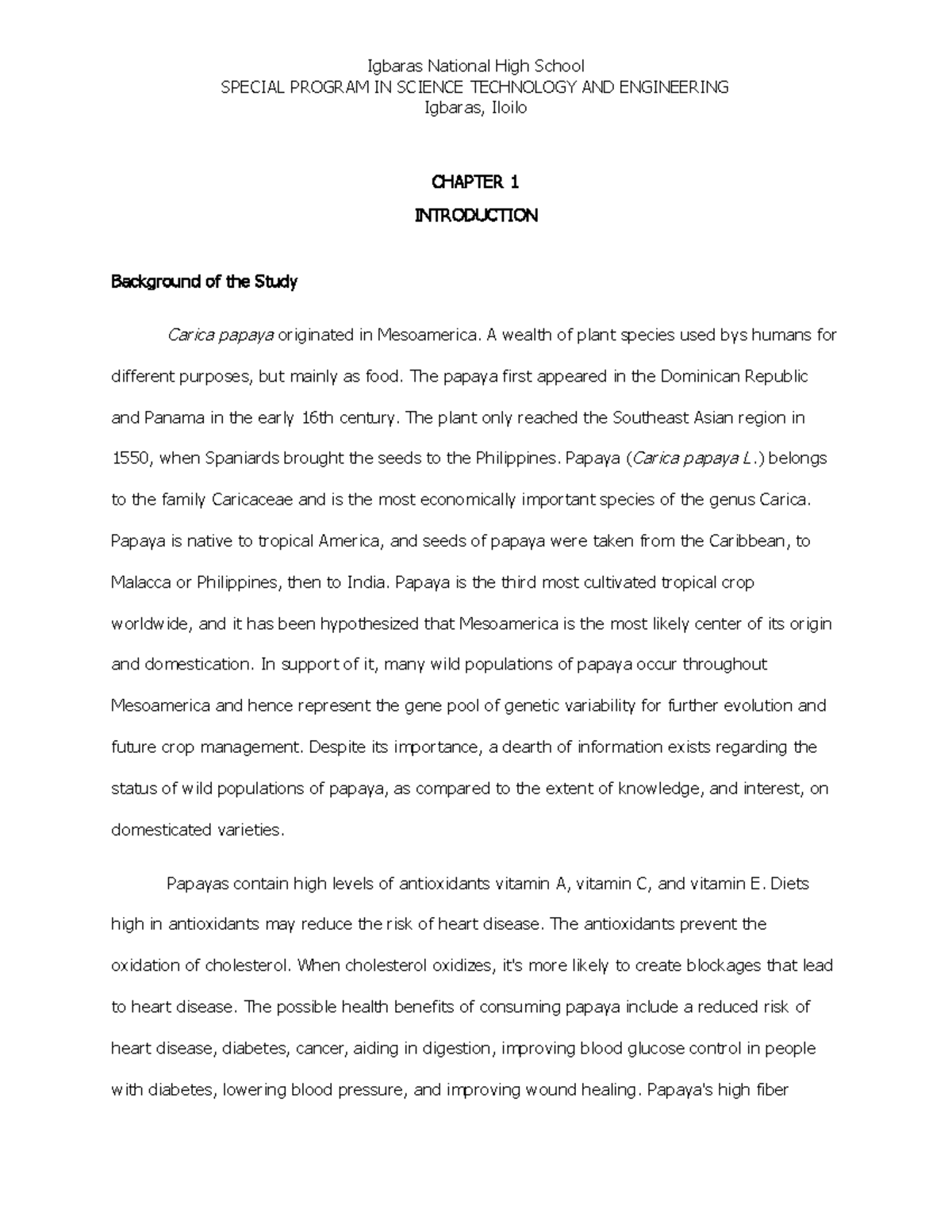 Chapter-1- Research- Paper-SIP - SPECIAL PROGRAM IN SCIENCE TECHNOLOGY ...